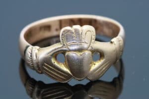 Antique Irish Claddagh Rings, from the 18th and 19th century