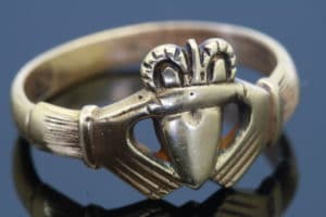 Antique Irish Claddagh Rings, from the 18th and 19th century