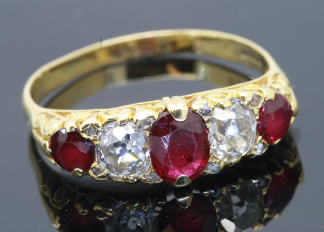 Amazing Ruby and Diamond Ring - Diamond Engagement Rings, Sapphire Ruby ...